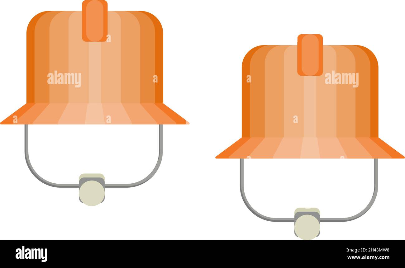 Fire bridge cap, illustration, vector on a white background Stock ...