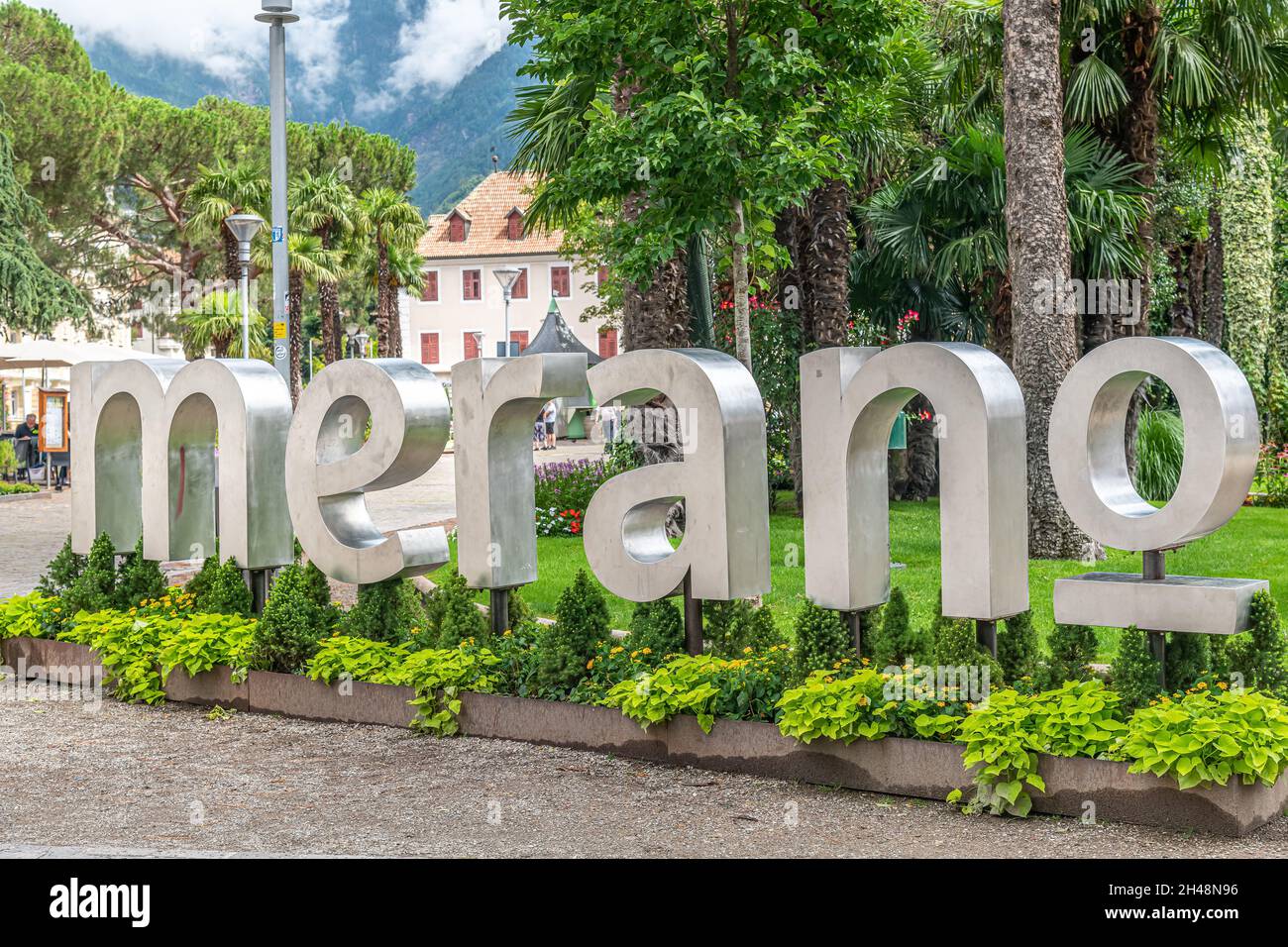 Gardens of merano center hi-res stock photography and images - Alamy