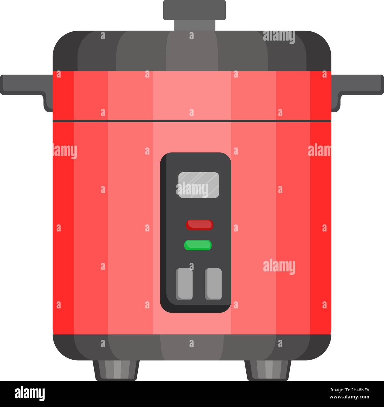 Home cooker, illustration, vector on a white background Stock Vector ...