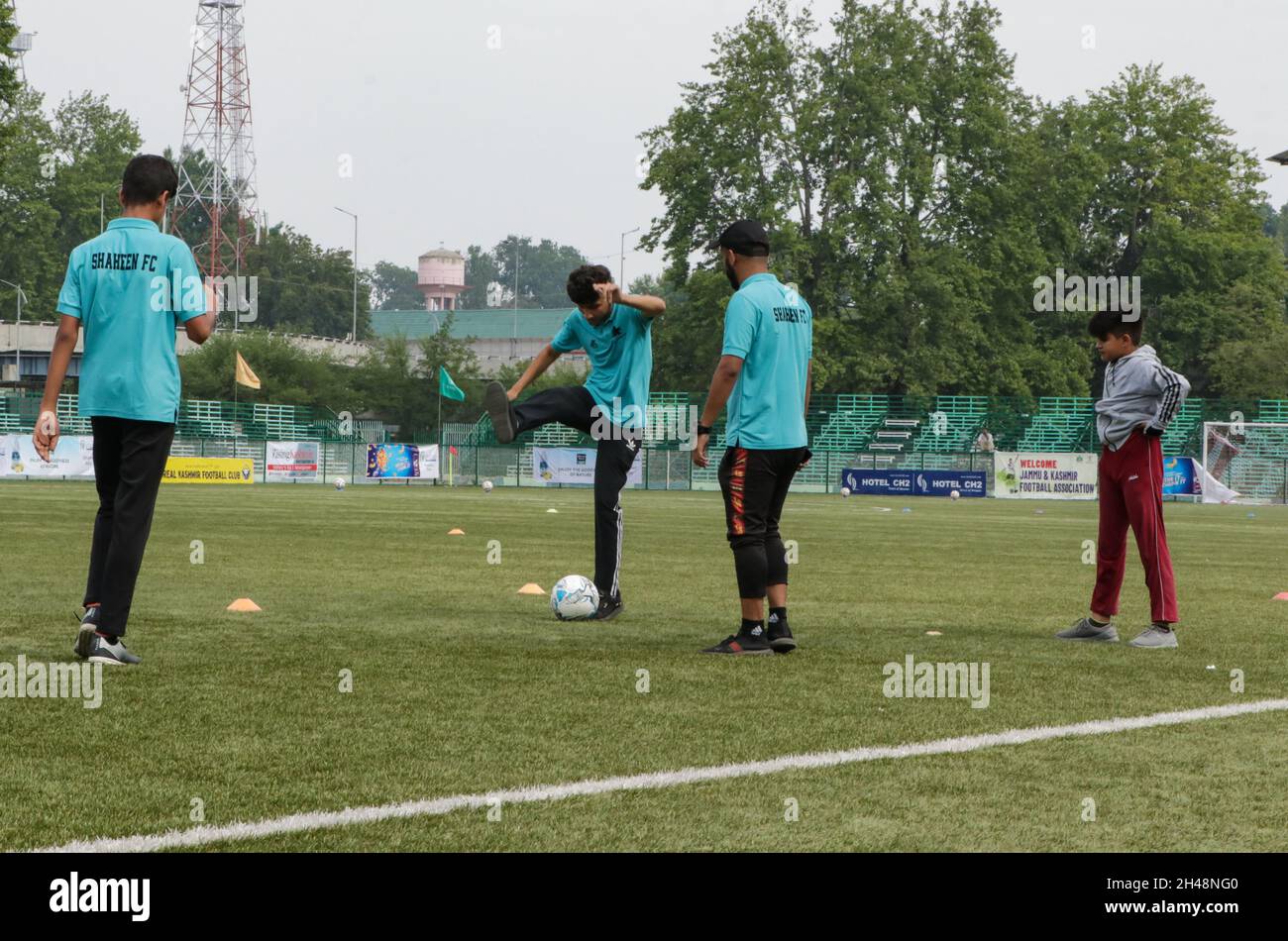 Srinagar football stadium hi-res stock photography and images - Alamy