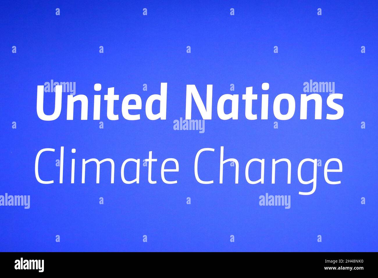 United Nations Climate Change Logo, 2021 s Stock Photo - Alamy