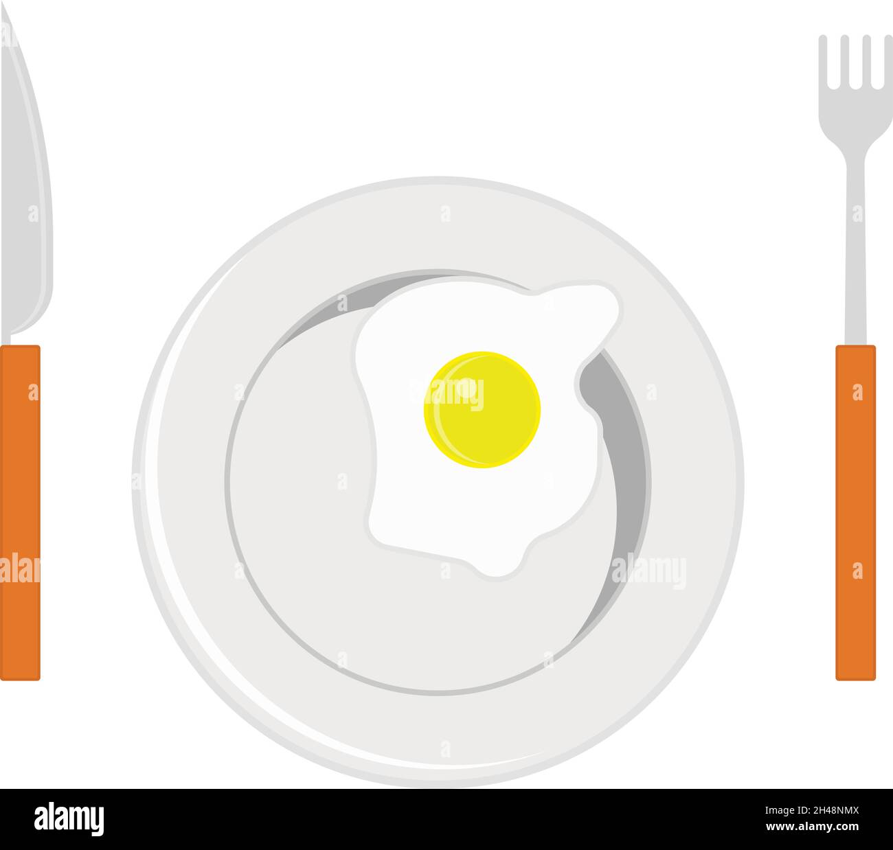 Salted fish on plate Stock Vector Images - Alamy