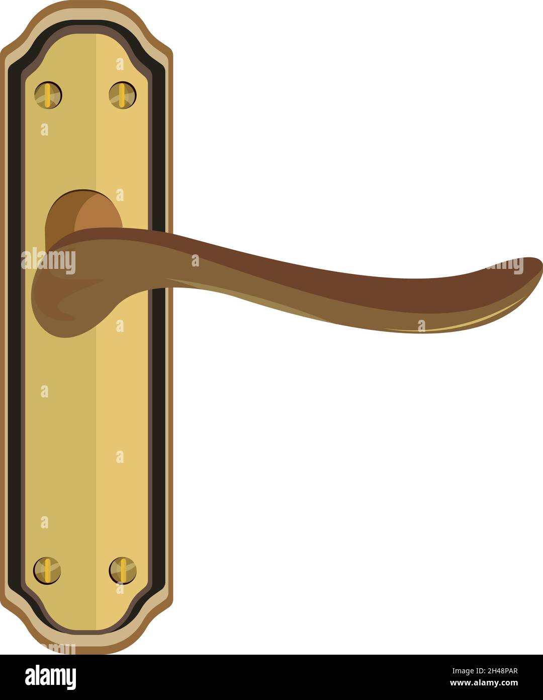 Doorknob sign Stock Vector Images - Alamy