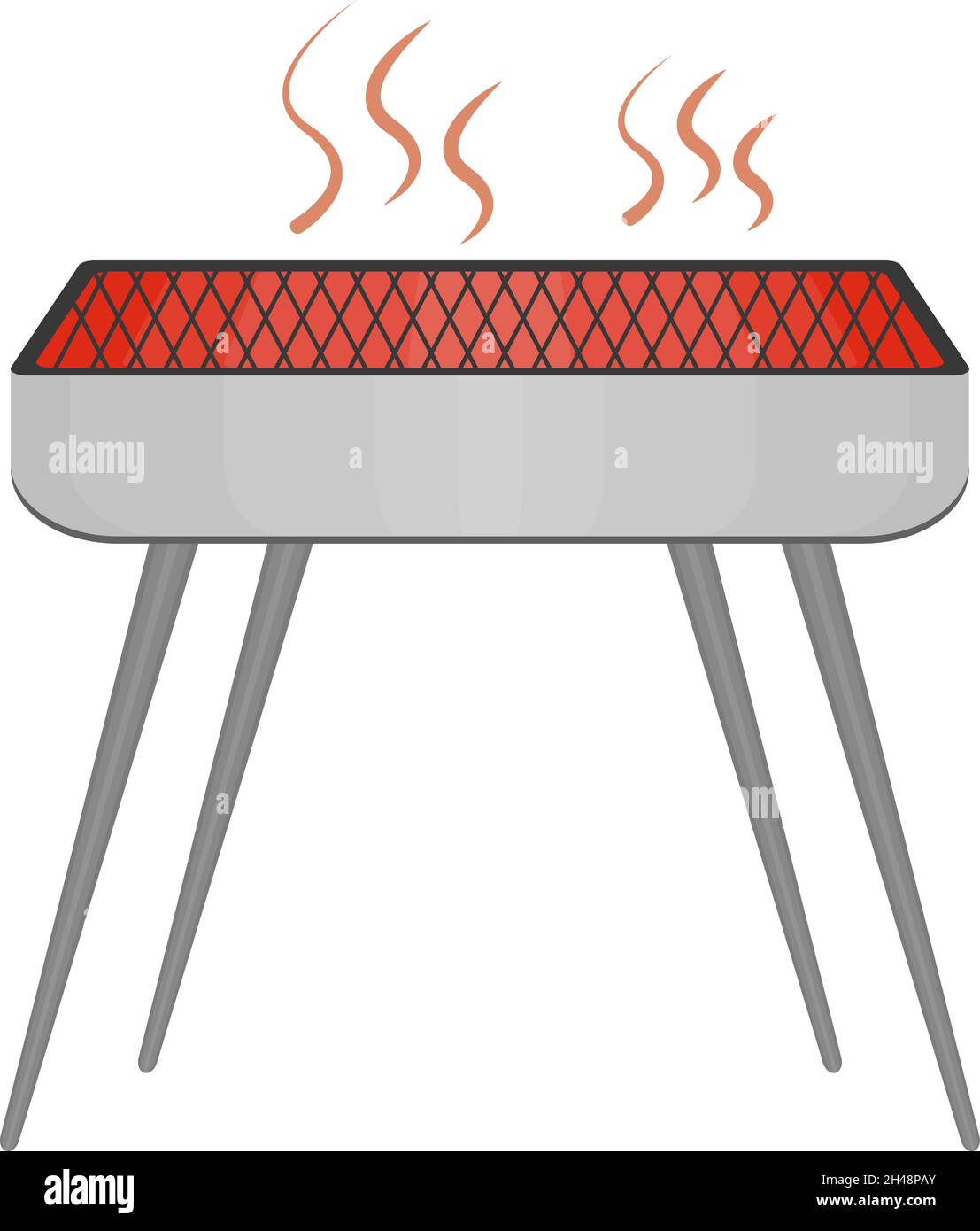 Meat on a skewer Stock Vector Images - Alamy