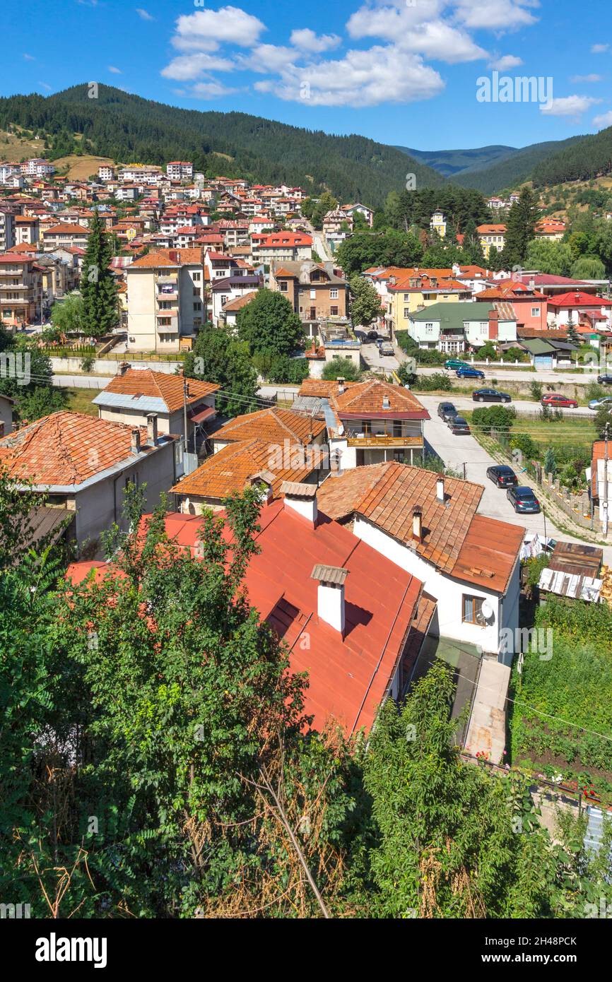 CHEPELARE, BULGARIA - AUGUST 7, 2021: Center of the famous Bulgarian ...