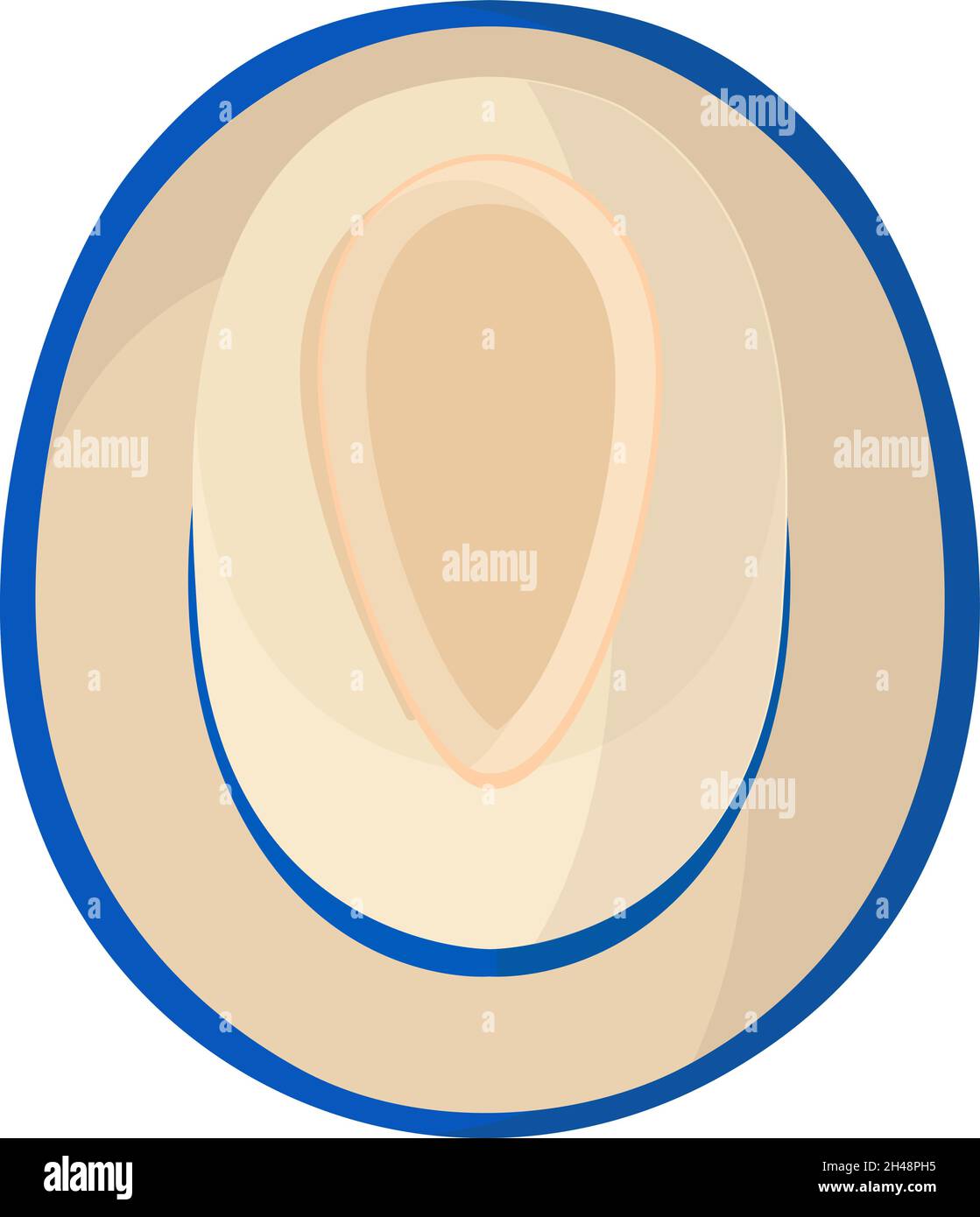 Cowboy hat, illustration, vector on a white background Stock Vector ...