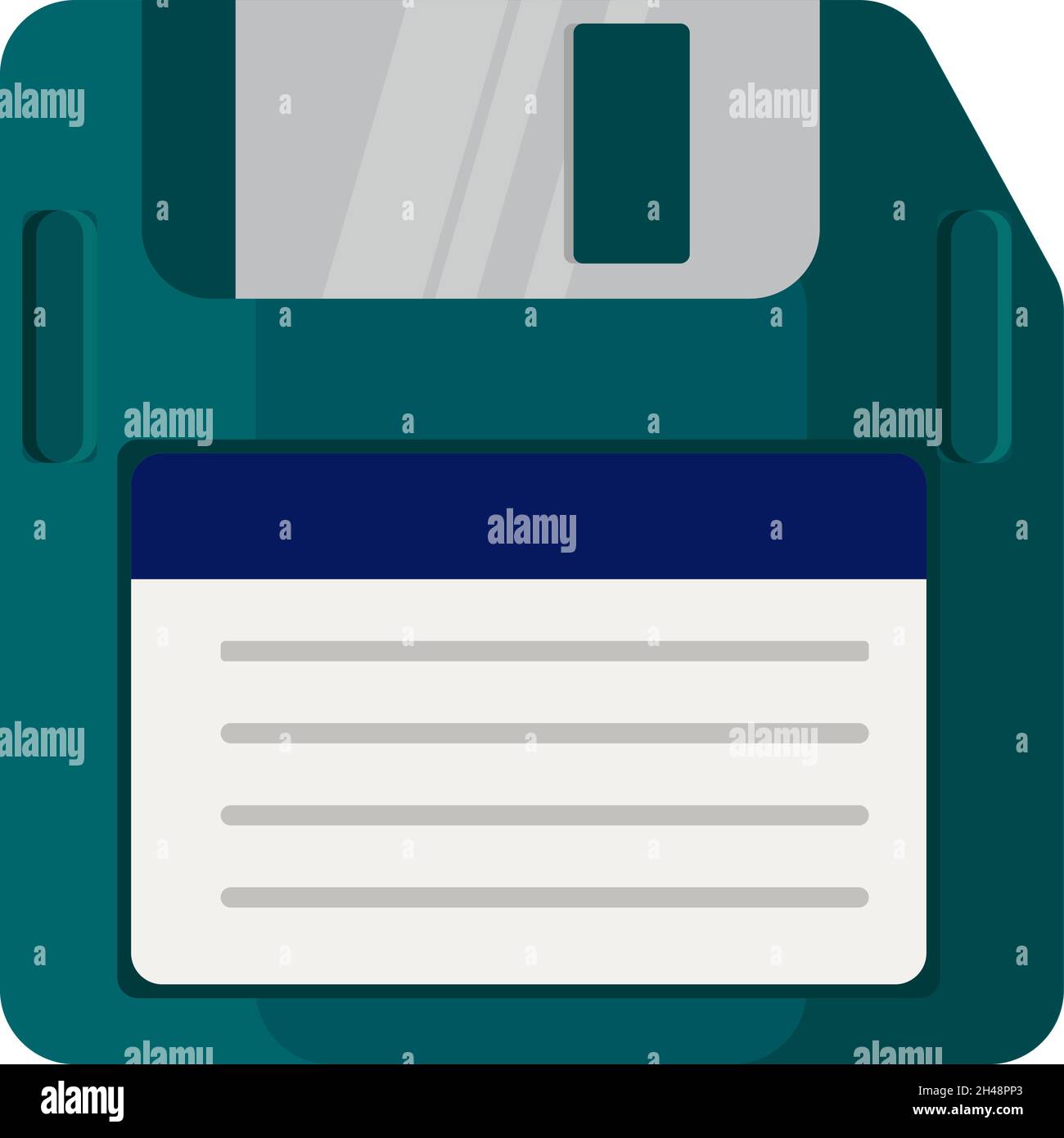 Floppy disk, illustration, vector on a white background Stock Vector ...