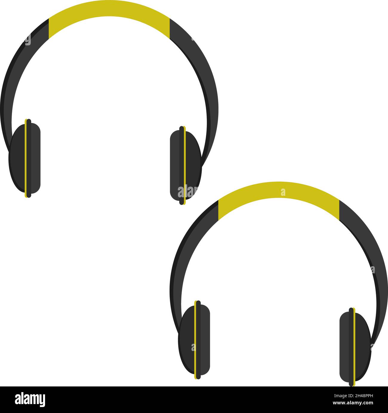 Headsets vector vectors hi-res stock photography and images - Alamy