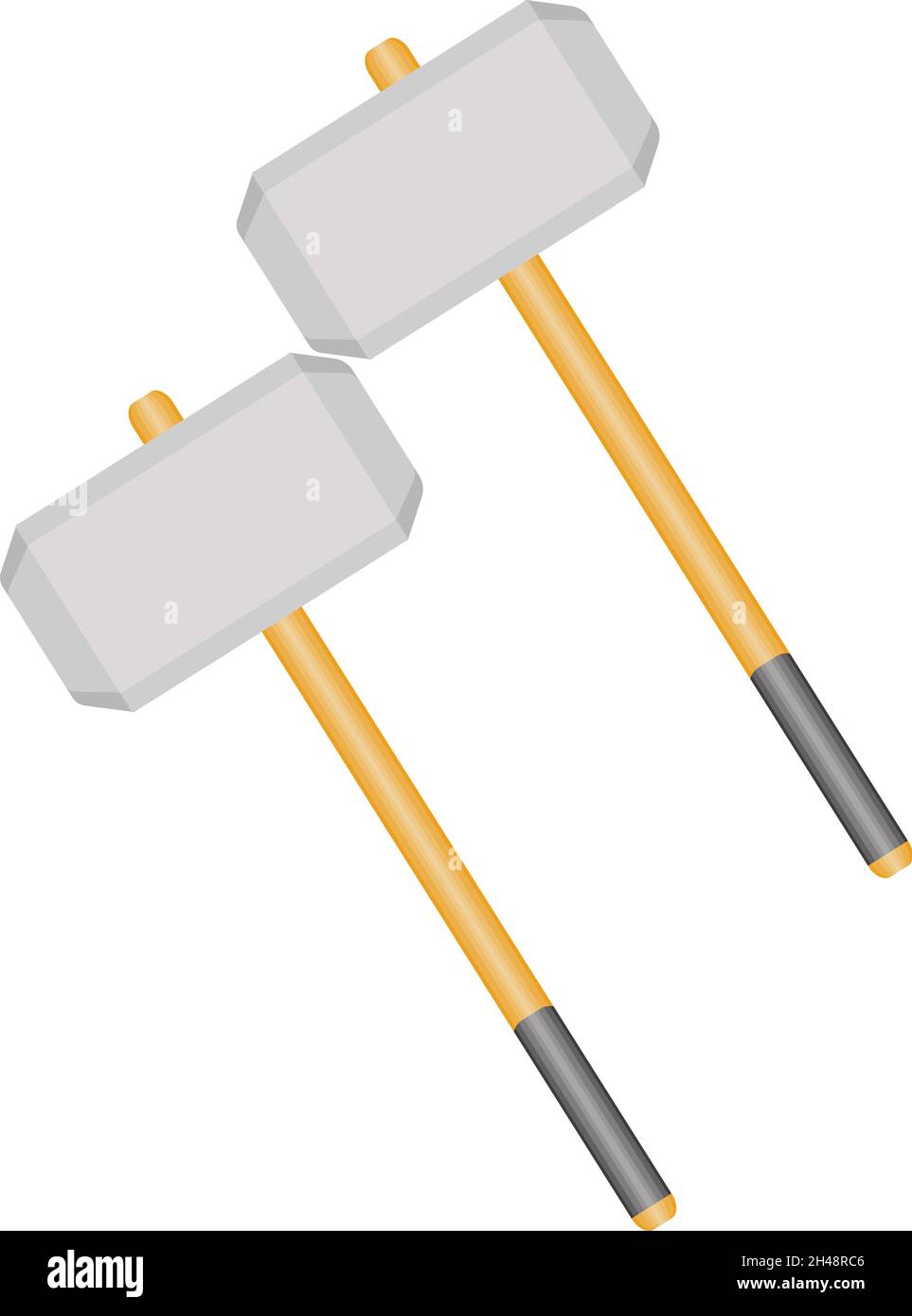 Big hammer, illustration, vector on a white background Stock Vector ...