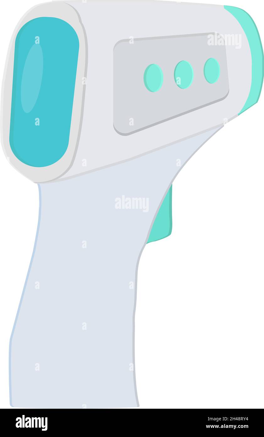 Non contact electronic thermometer Stock Vector Images - Alamy