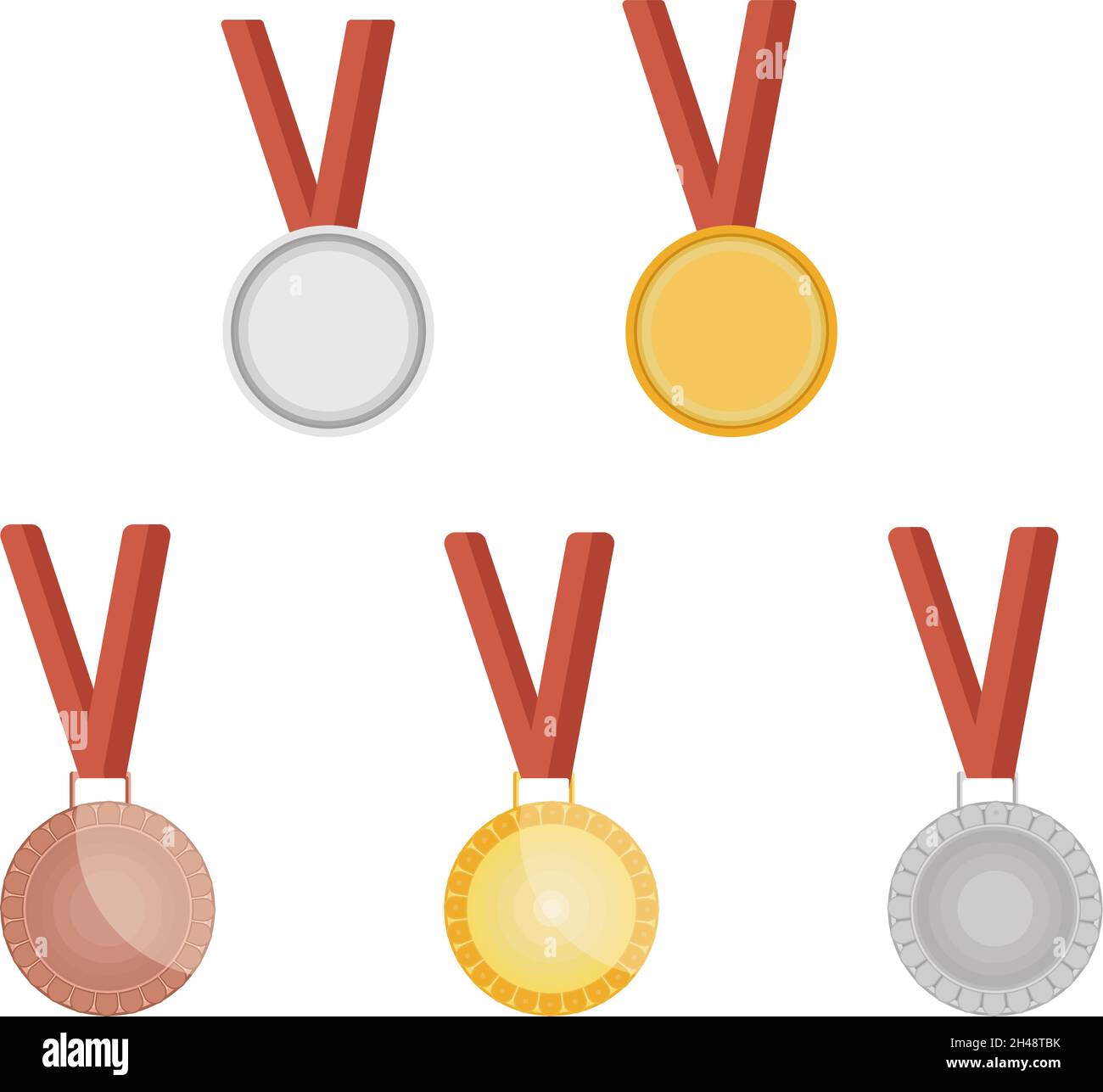 Medal illustration winner championship hi-res stock photography and ...