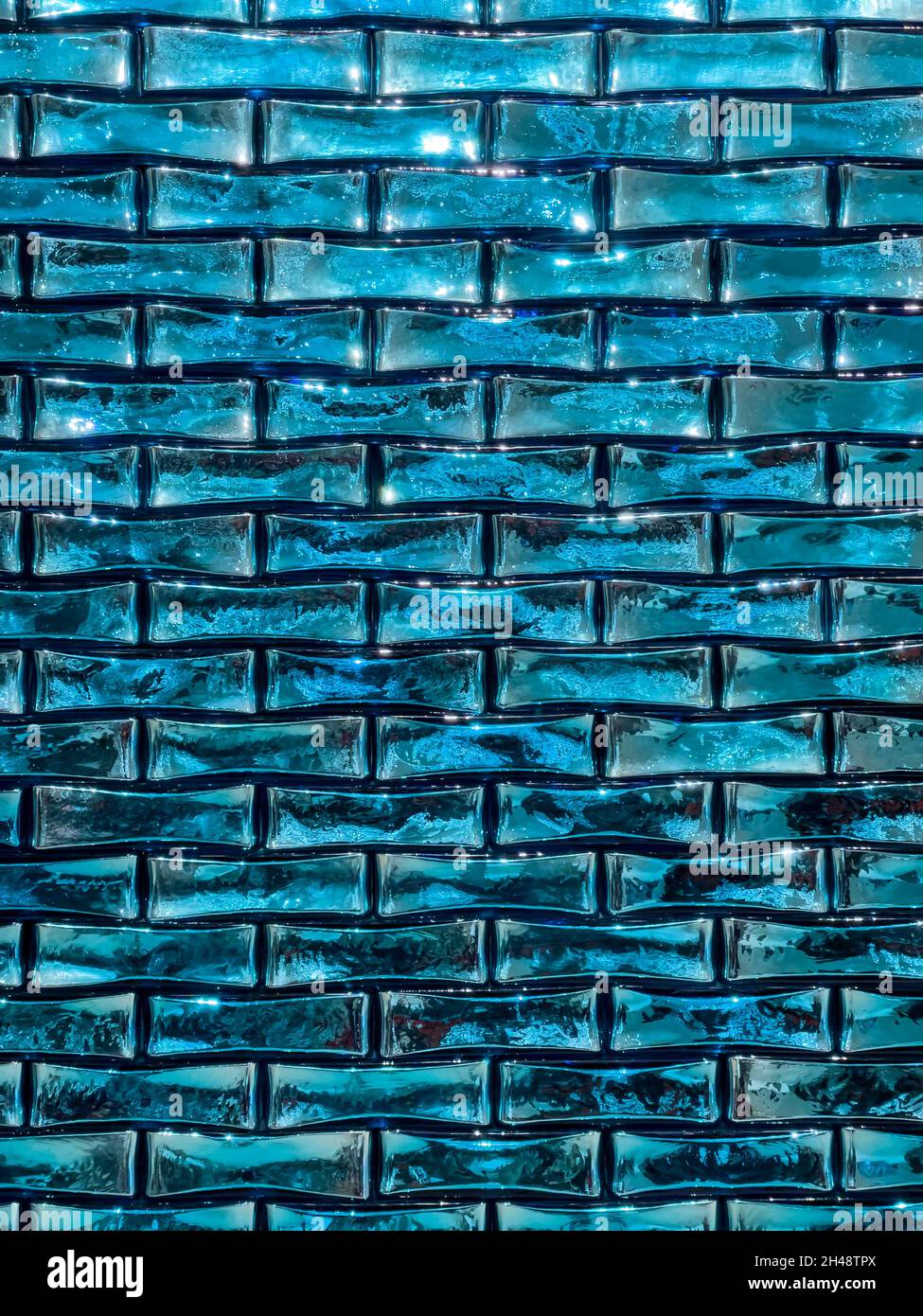 blue glass bricks, abstract illustration - stock illustration Stock ...