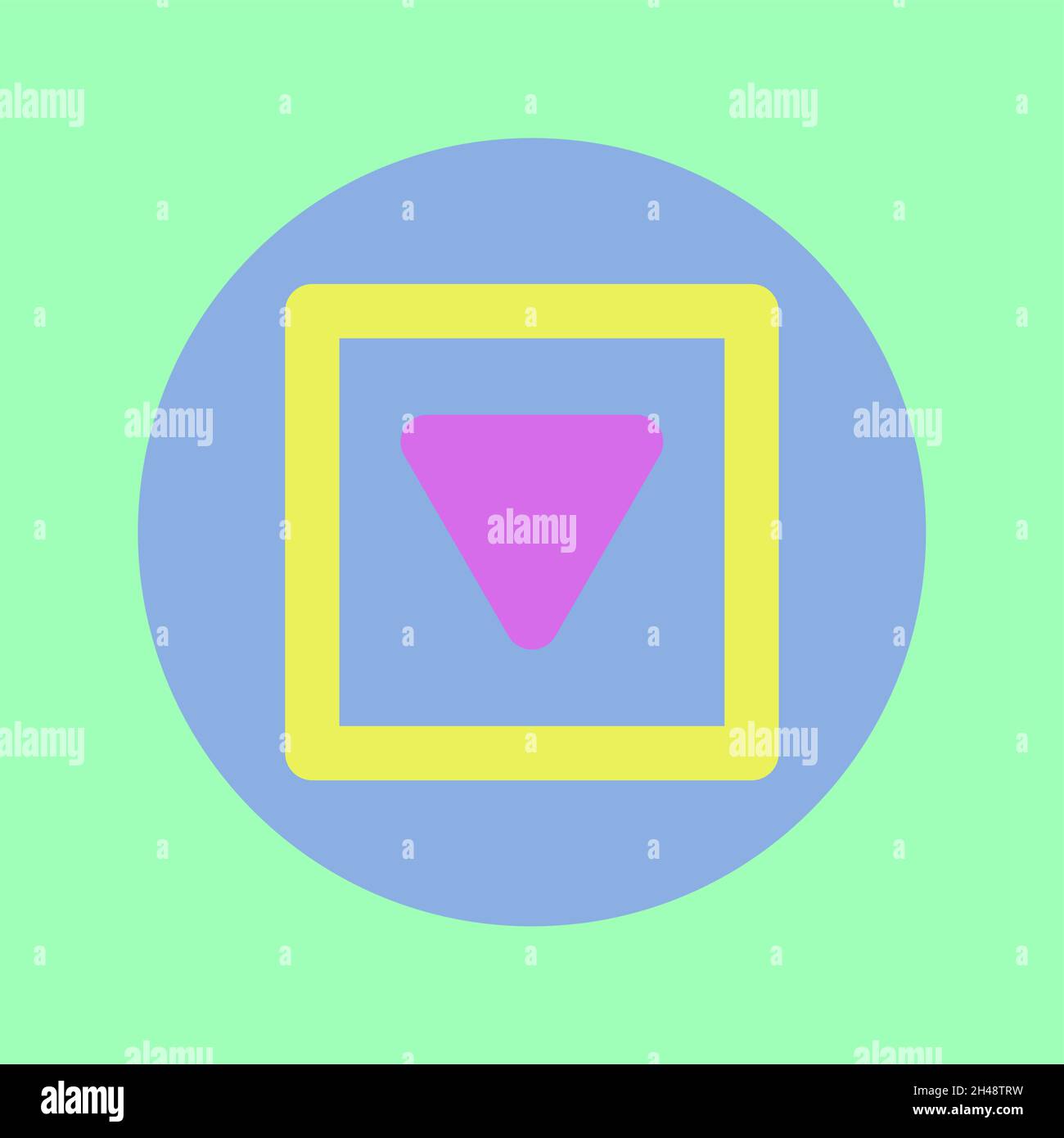 Colorful geometric shapes vector Stock Vector Image & Art - Alamy