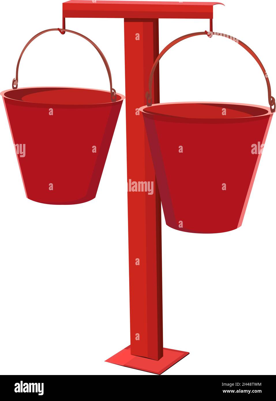 Fire extinguisher stand Stock Vector Images - Alamy