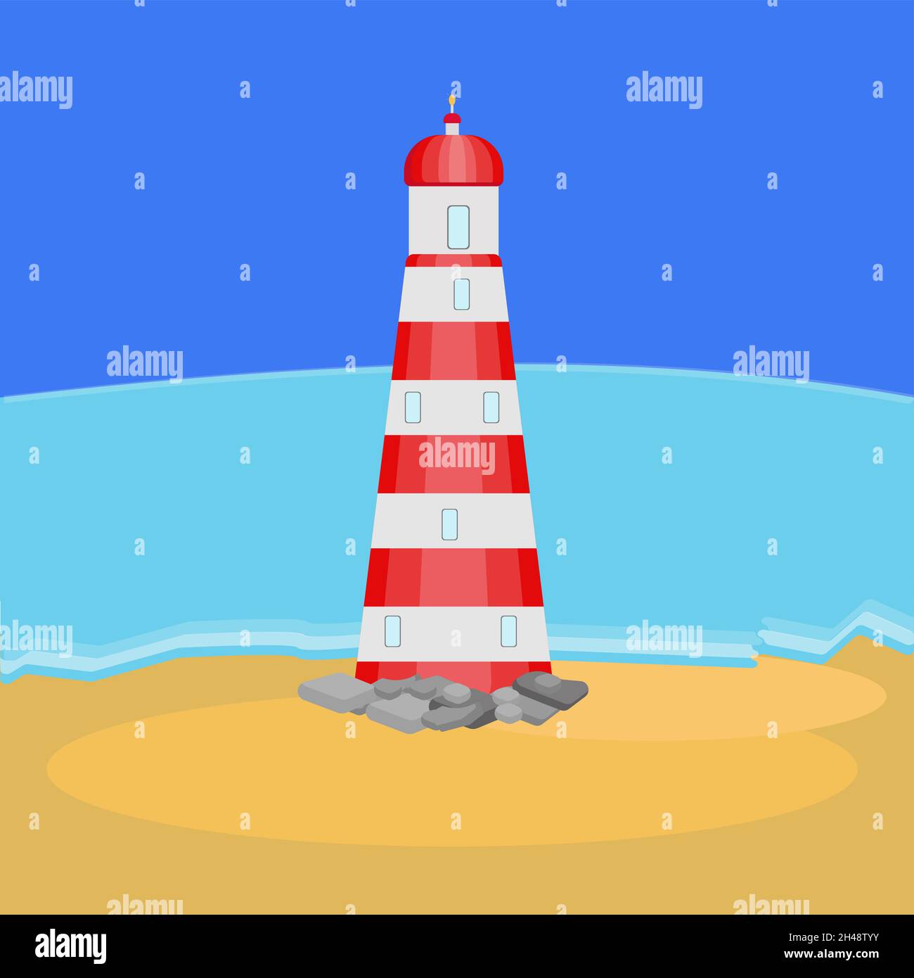 Lighthouse traffic Stock Vector Images - Alamy