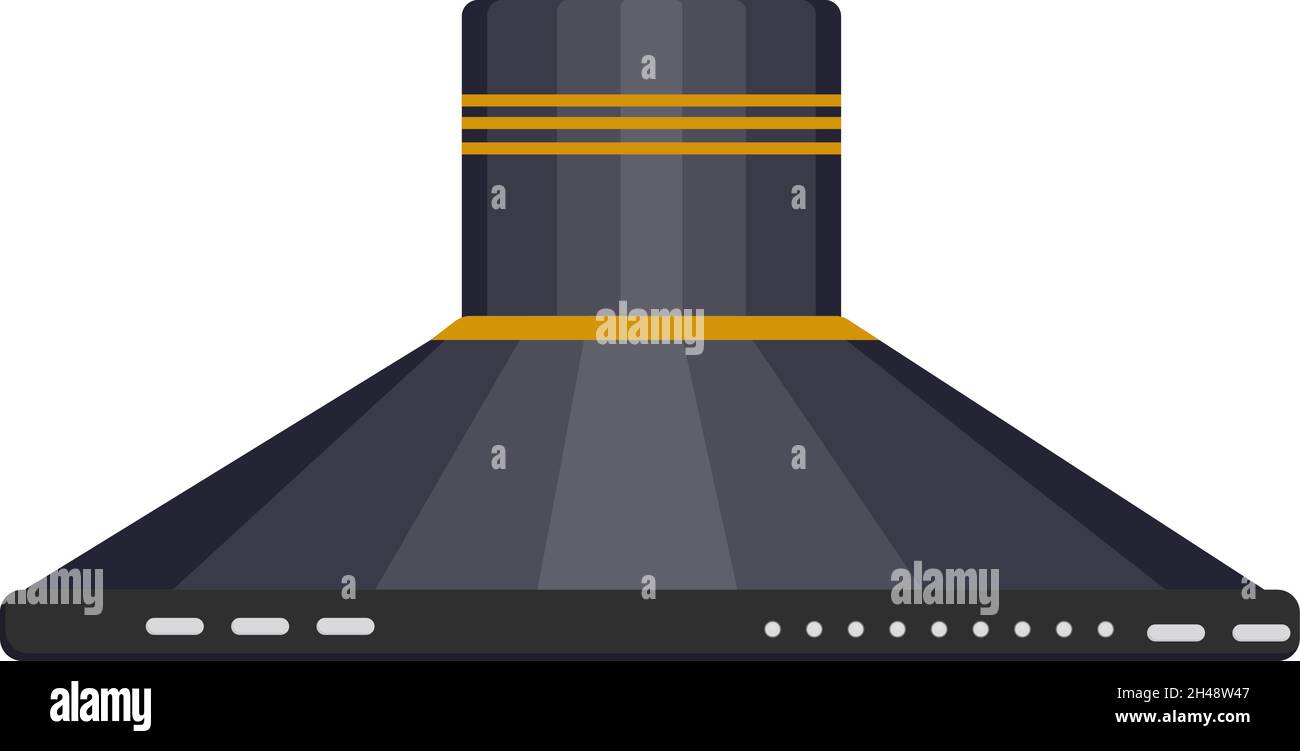Kitchen chimney, illustration, vector on a white background Stock ...