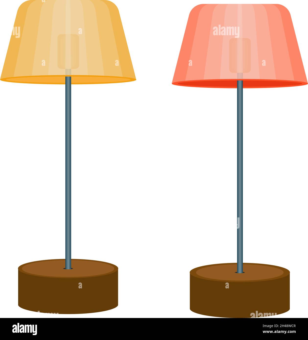 House lamps, illustration, vector on a white background Stock Vector ...