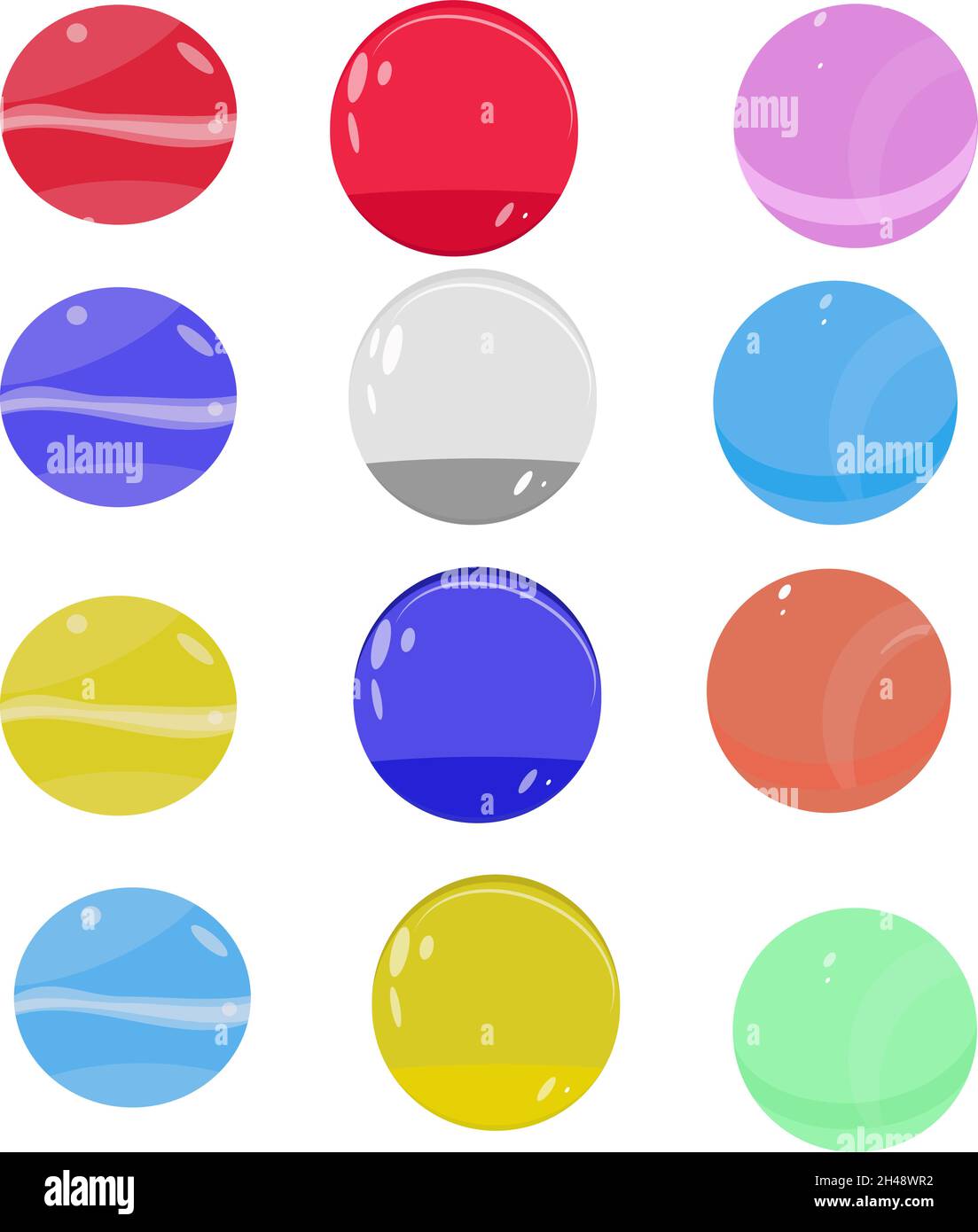Balls on a blue background Stock Vector Images - Alamy