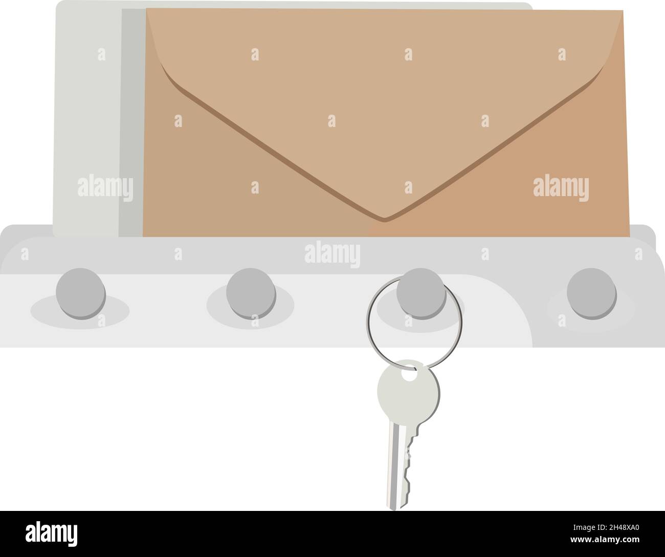 Wooden key hanger Stock Vector Images - Alamy