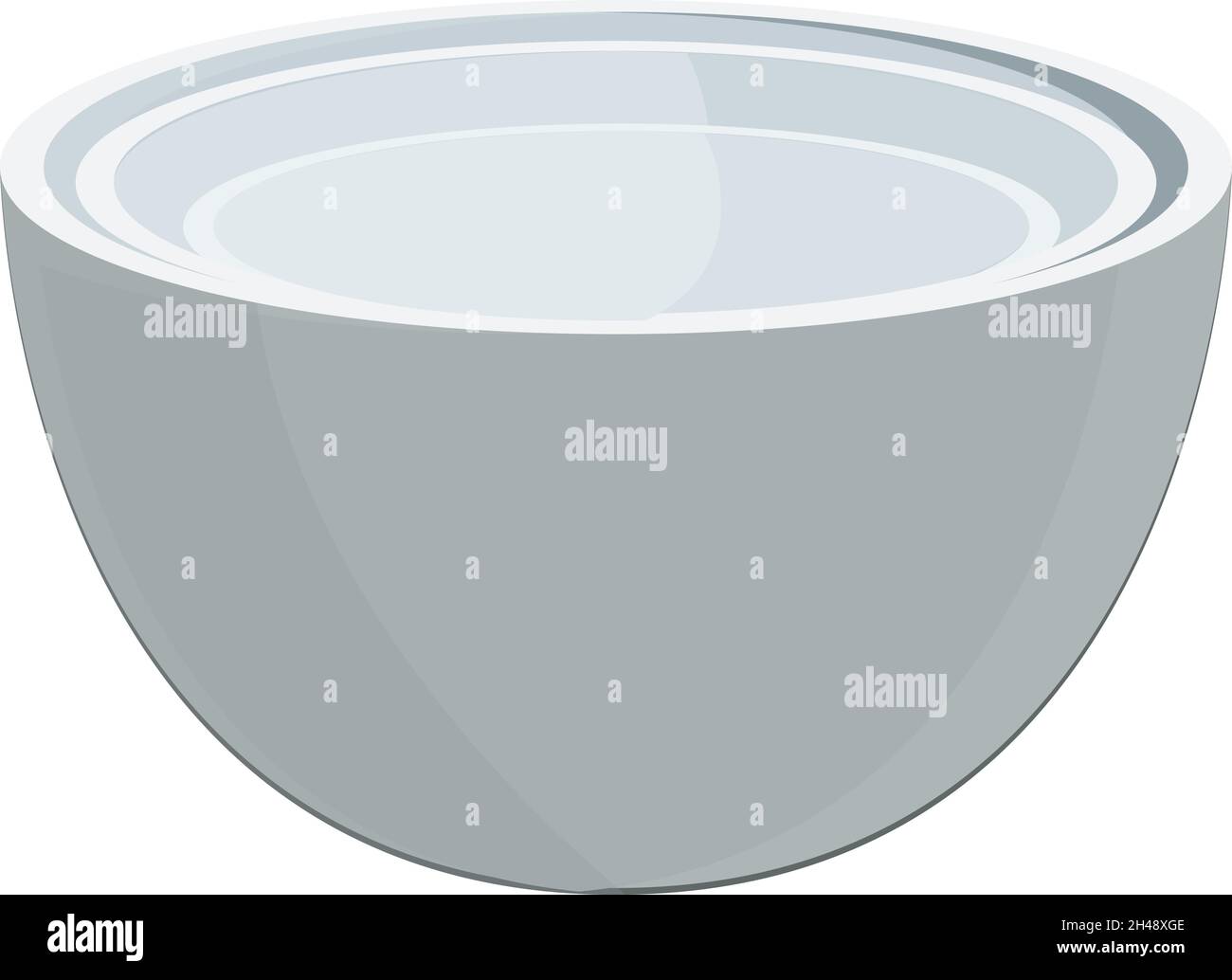 Mixing bowl, illustration, vector on a white background Stock Vector ...