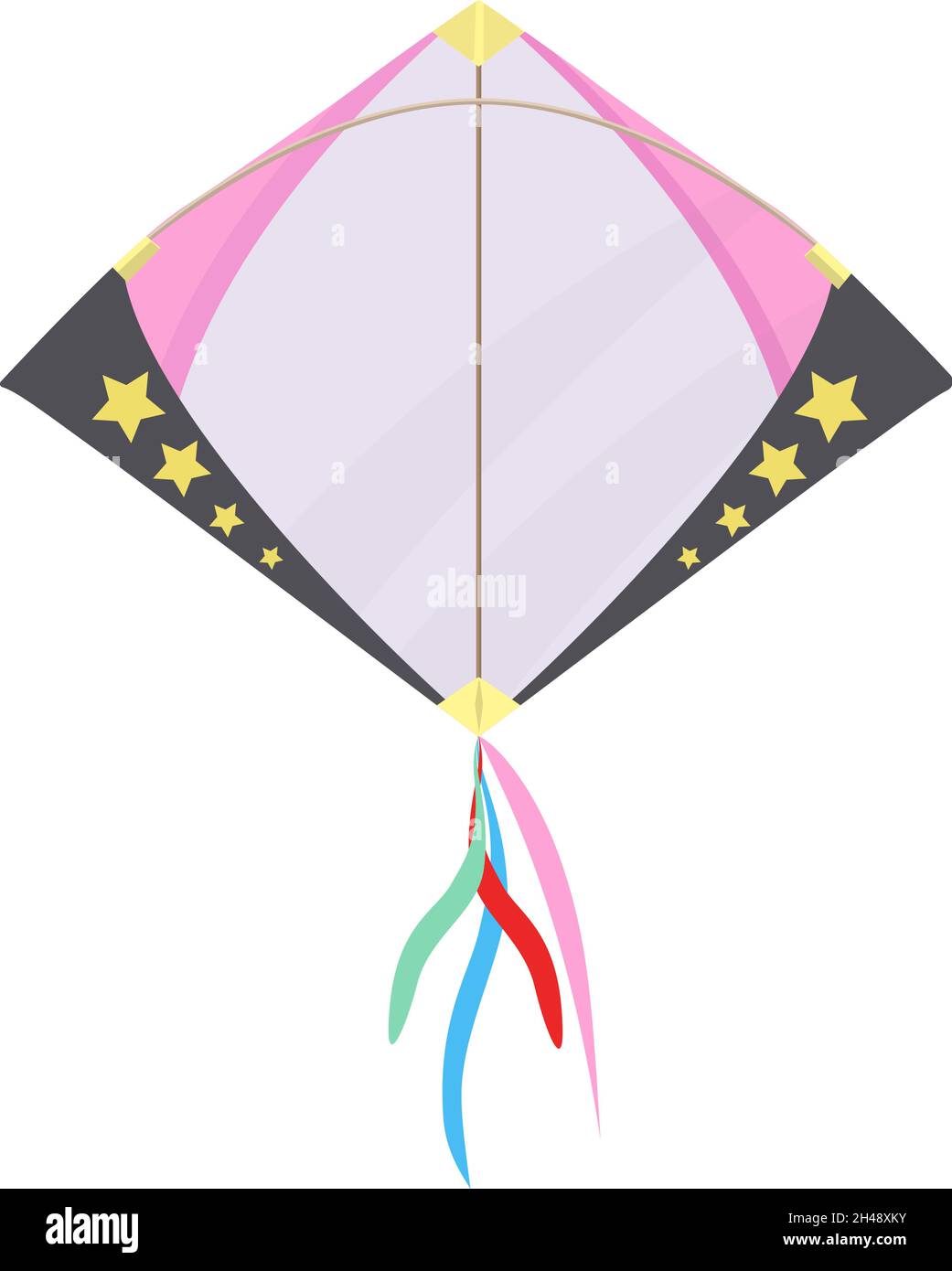 Paper kite vector vectors hi-res stock photography and images - Alamy