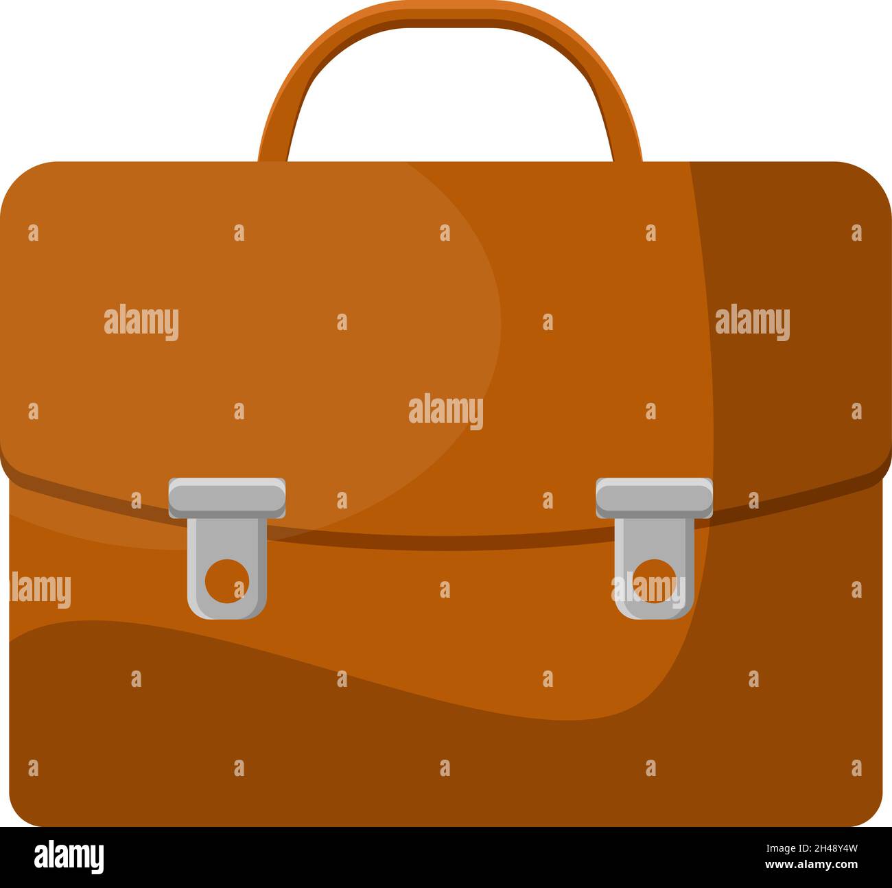 Brown bag office Stock Vector Images - Alamy