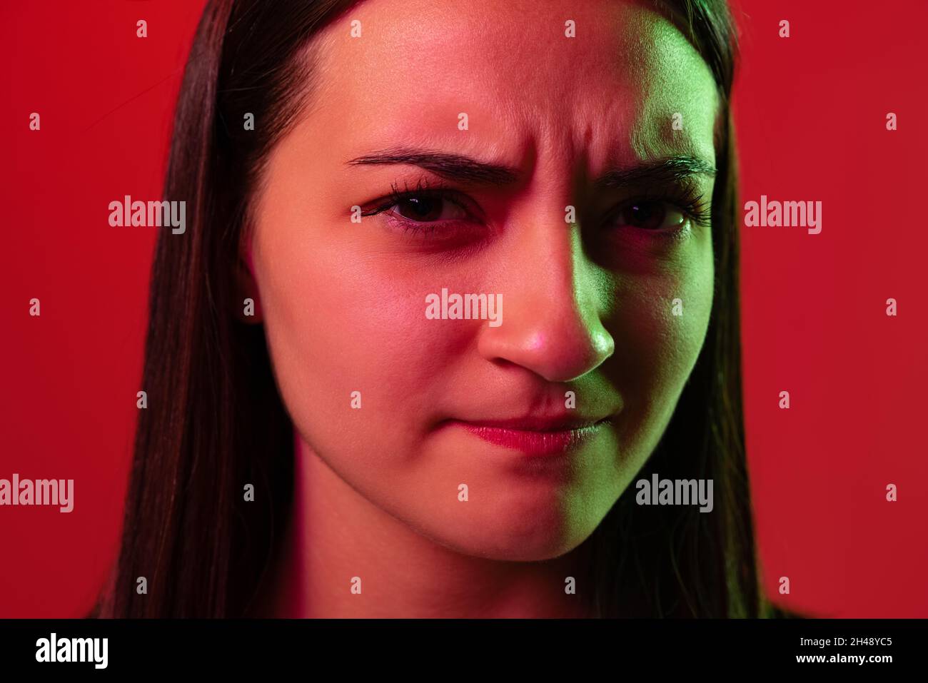Excited person grumpy hi-res stock photography and images - Alamy