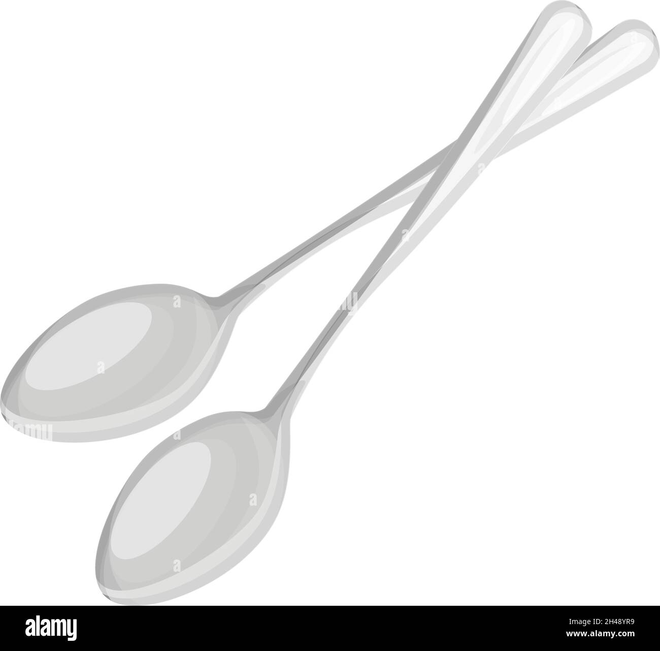 Salt spoons Stock Vector Images - Alamy