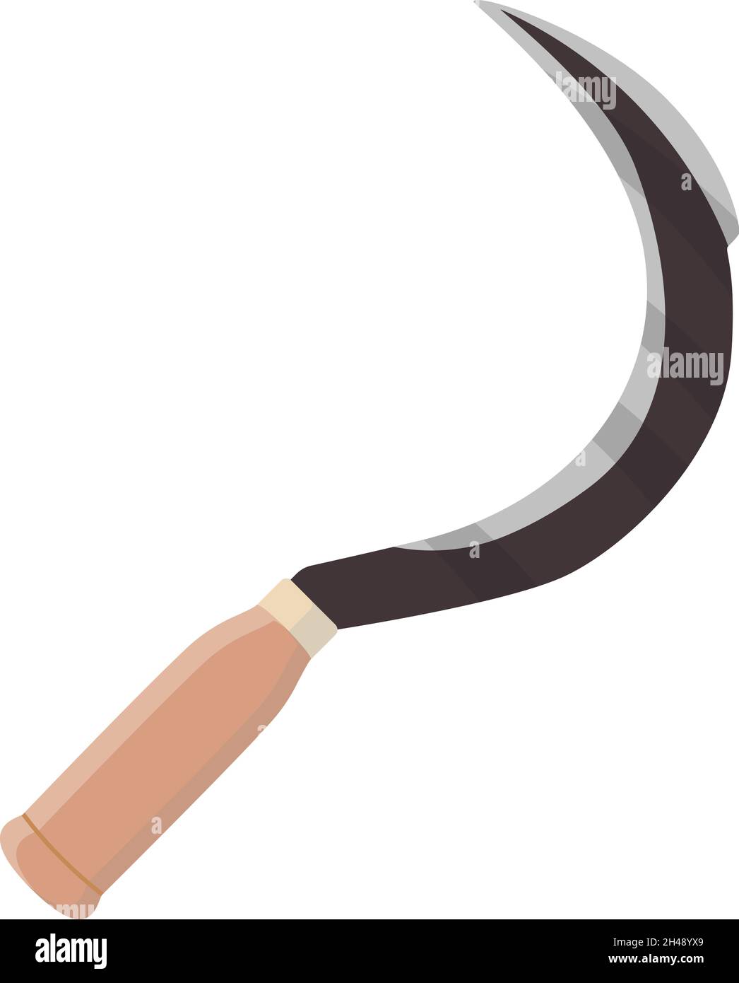 Pyramid sickle, illustration, vector on a white background Stock Vector ...