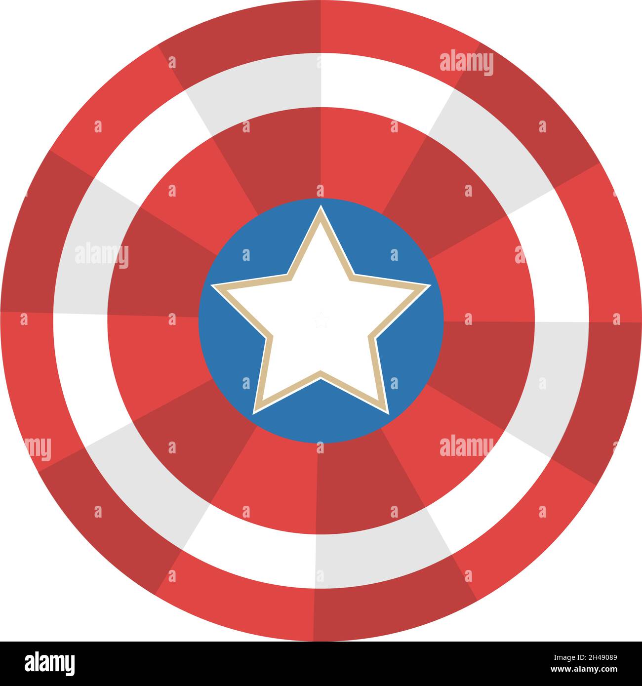 Shield Captain America Vector Captain America Shield Chrome And Black