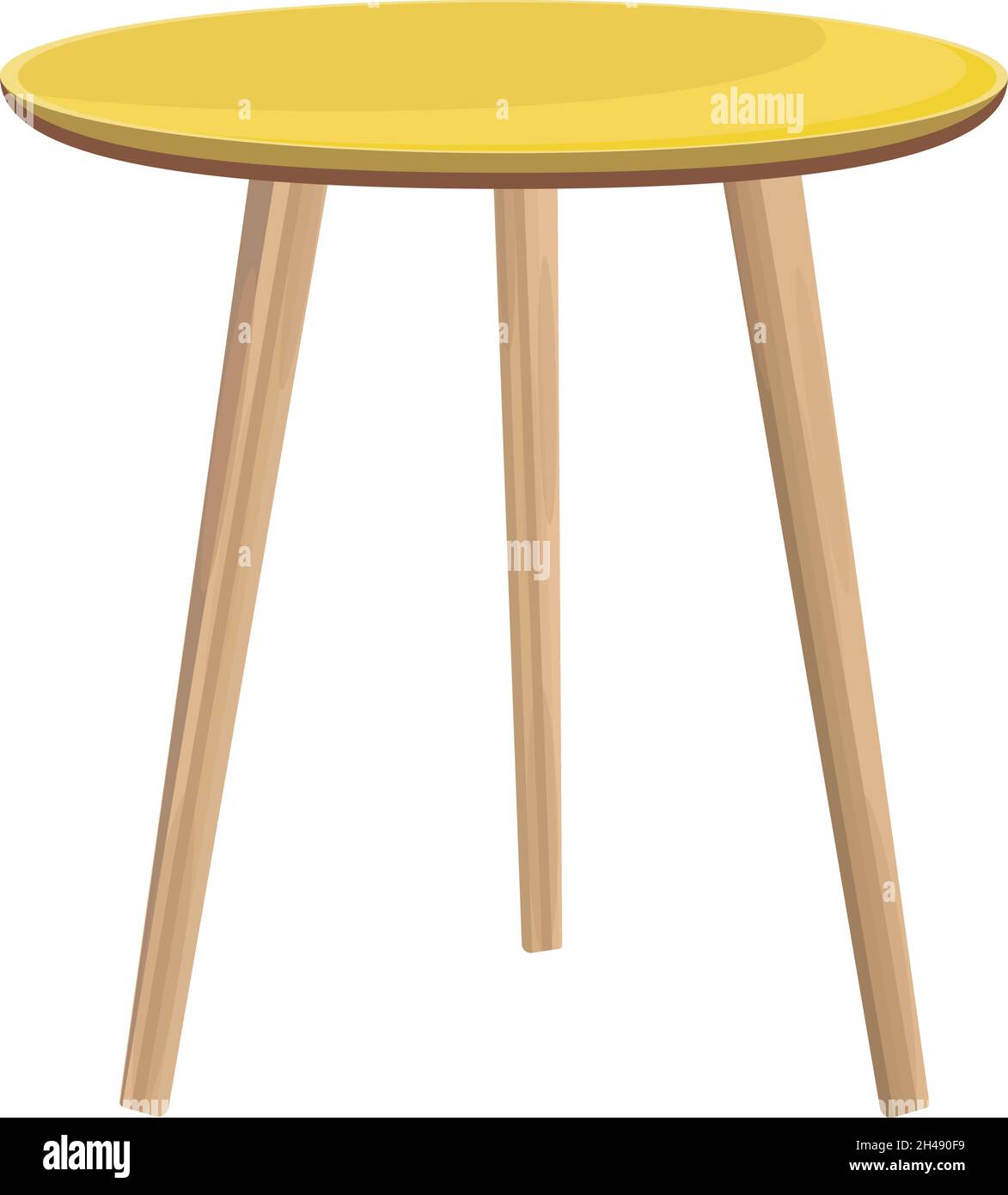 Small table, illustration, vector on a white background Stock Vector ...