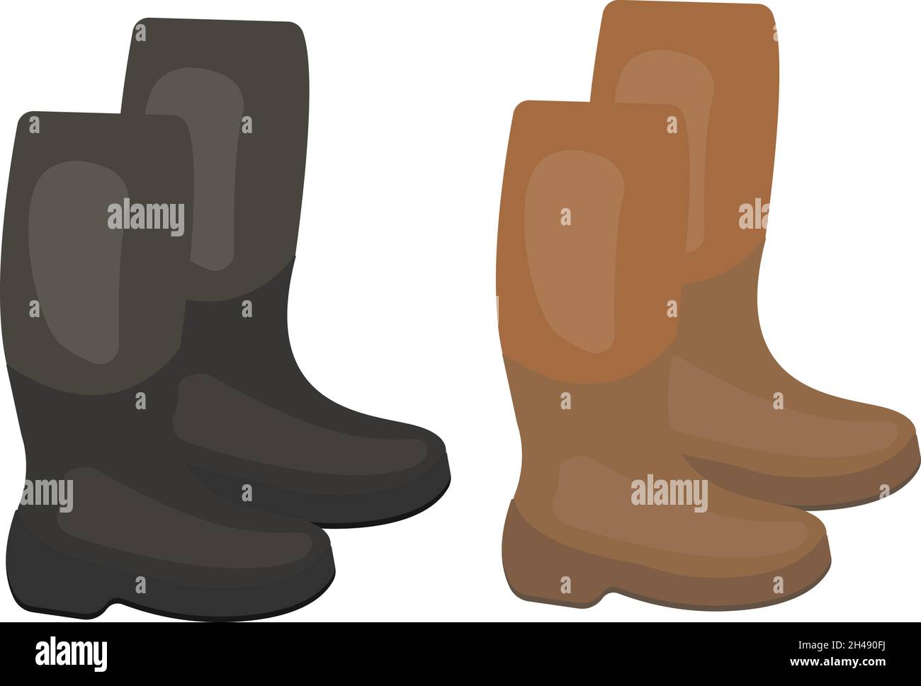 Rubber shoes, illustration, vector on a white background Stock Vector ...