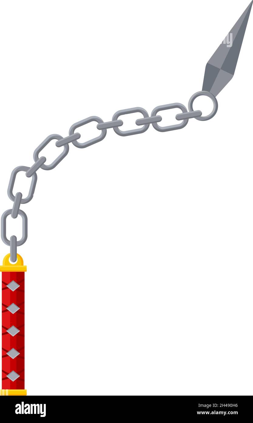 Ninja weapon, illustration, vector on a white background Stock Vector ...