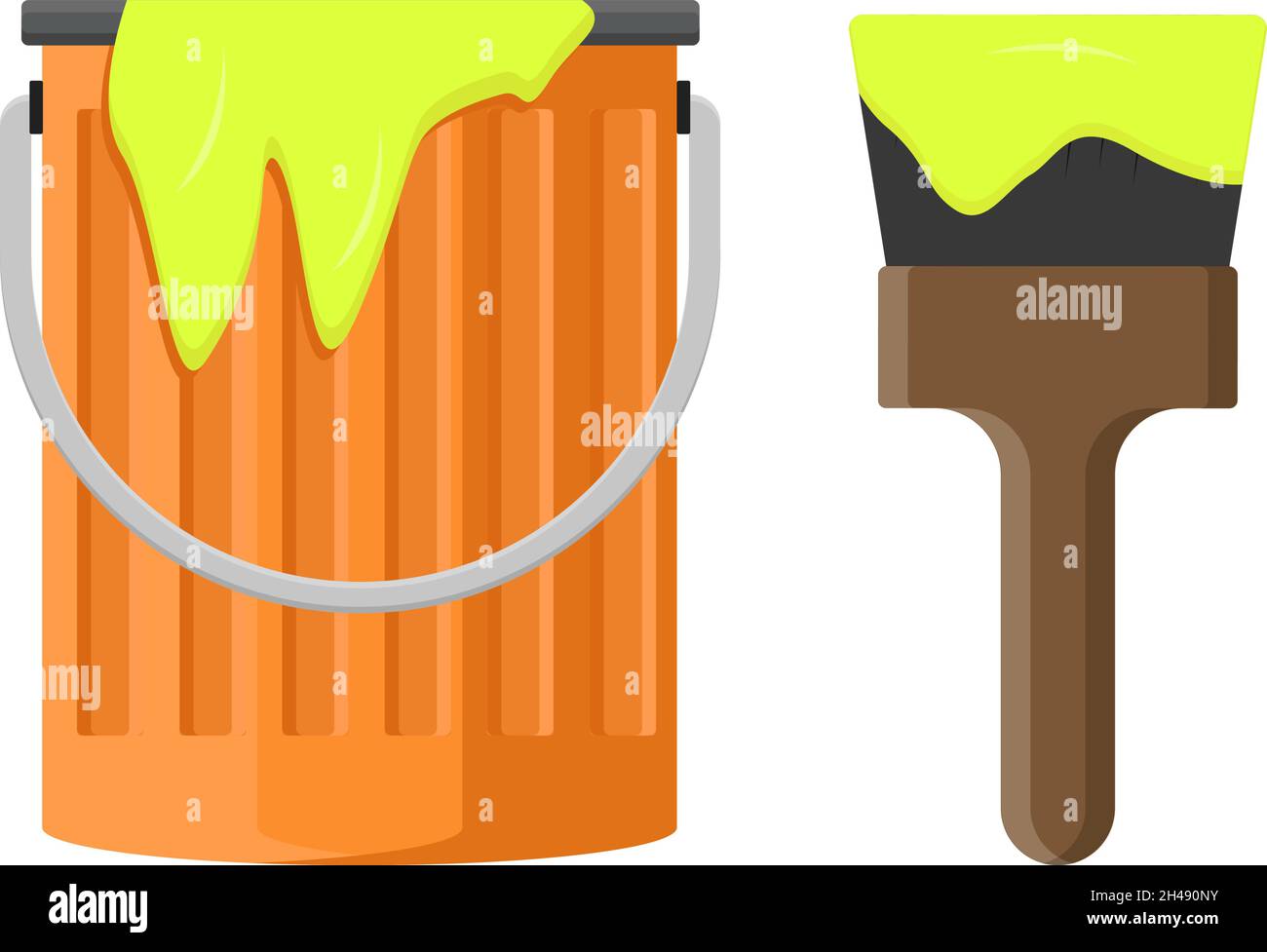 Yellow paint splatter Stock Vector Images - Alamy