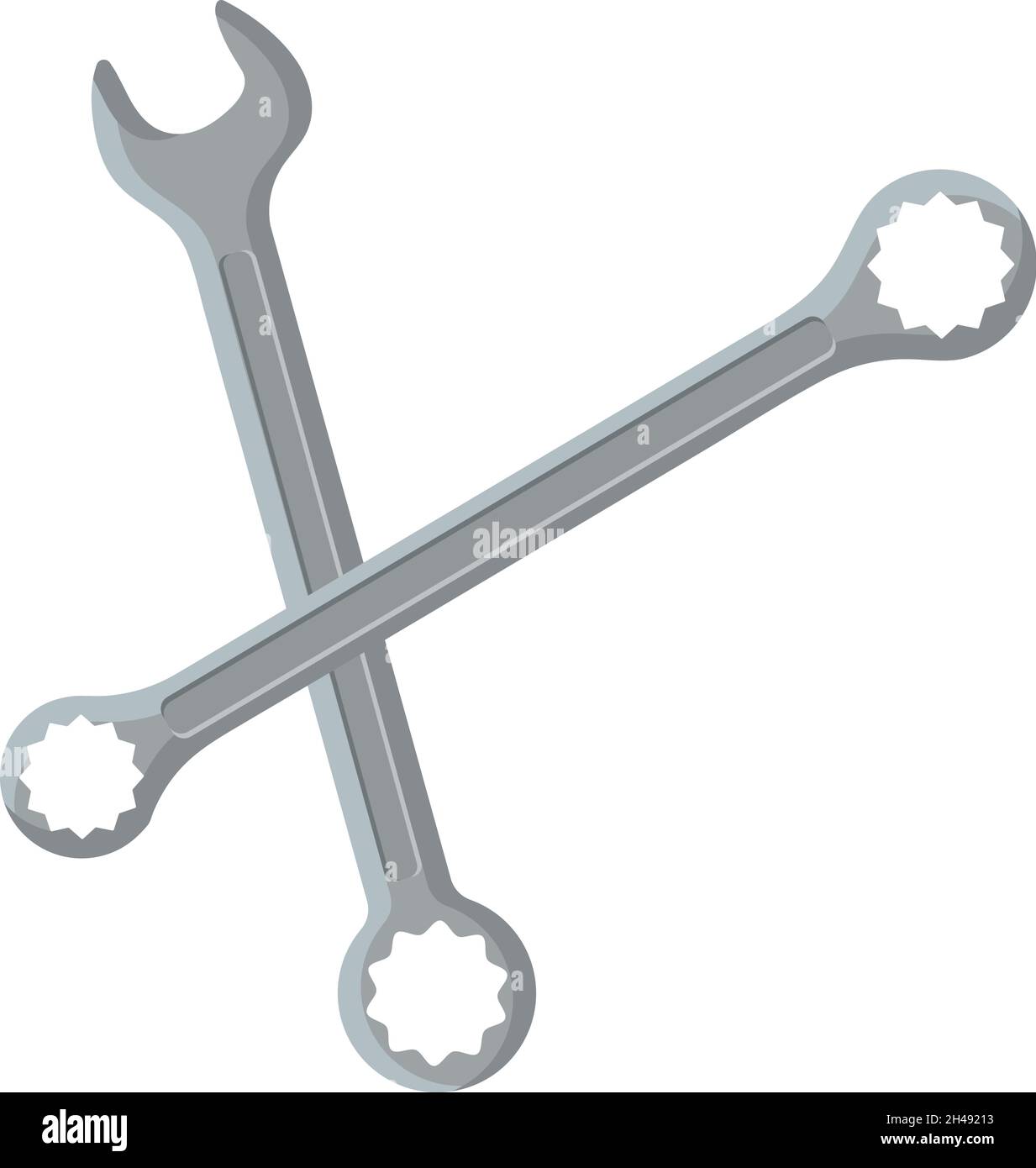 Spanner tool Stock Vector Images - Alamy