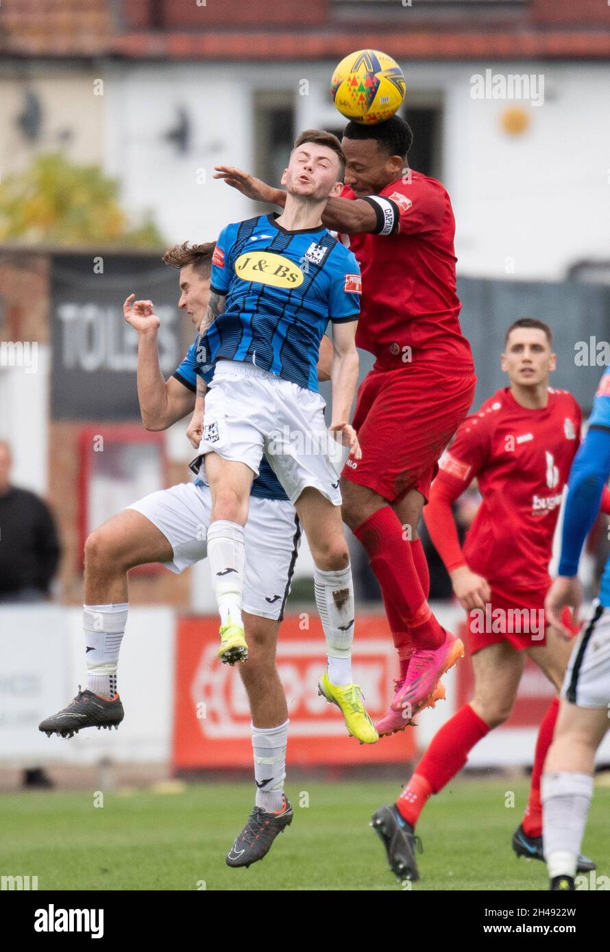 London, England . 23rd Oct, 2021. Harrow Borough Shaun Preddie during ...