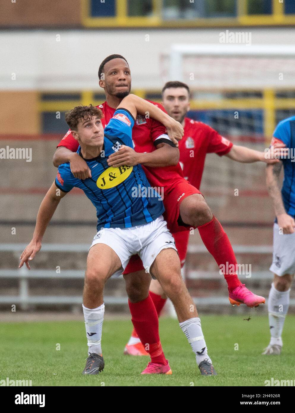 London, England . 23rd Oct, 2021. Harrow Borough Shaun Preddie during ...