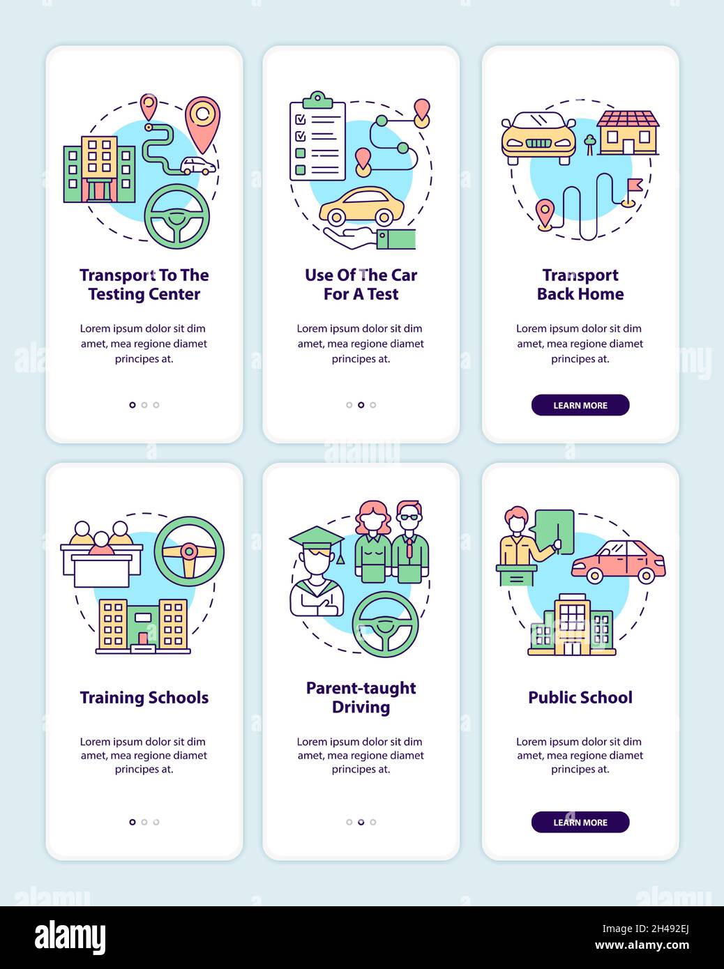 Course of instructions Stock Vector Images - Alamy