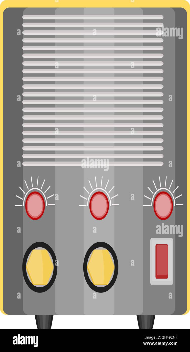 Welding machine, illustration, vector on a white background Stock ...