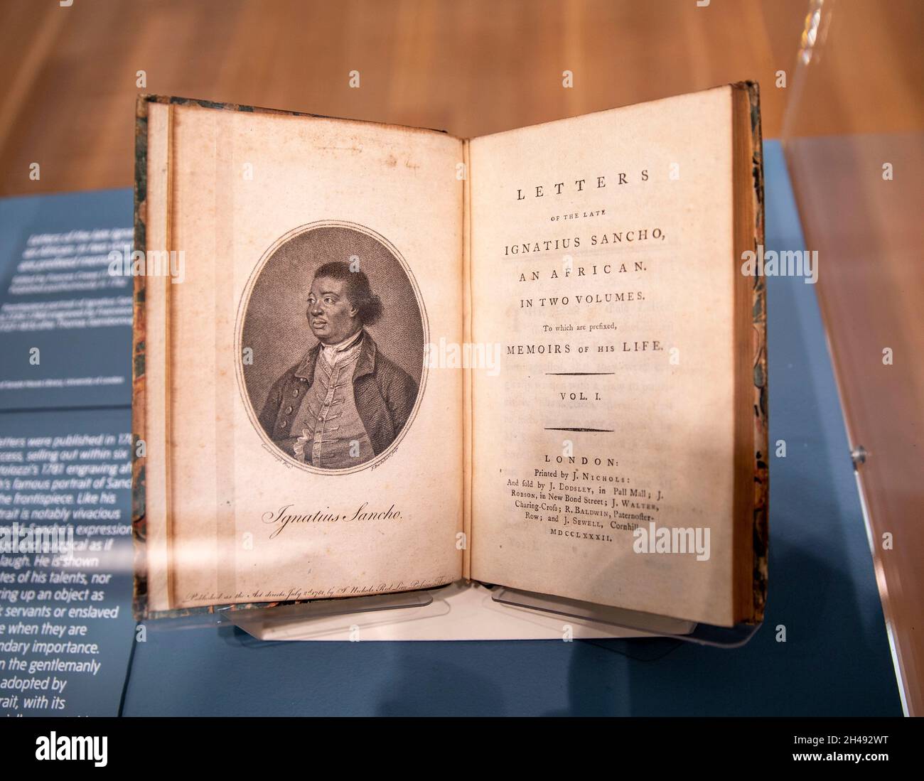 Book of letters of ignatius sancho an african hi-res stock photography ...