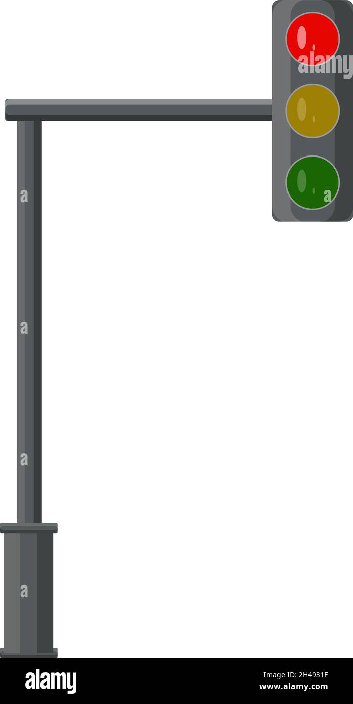 Traffic Signal Pole Clip Art Traffic Light Pole Stock Vector