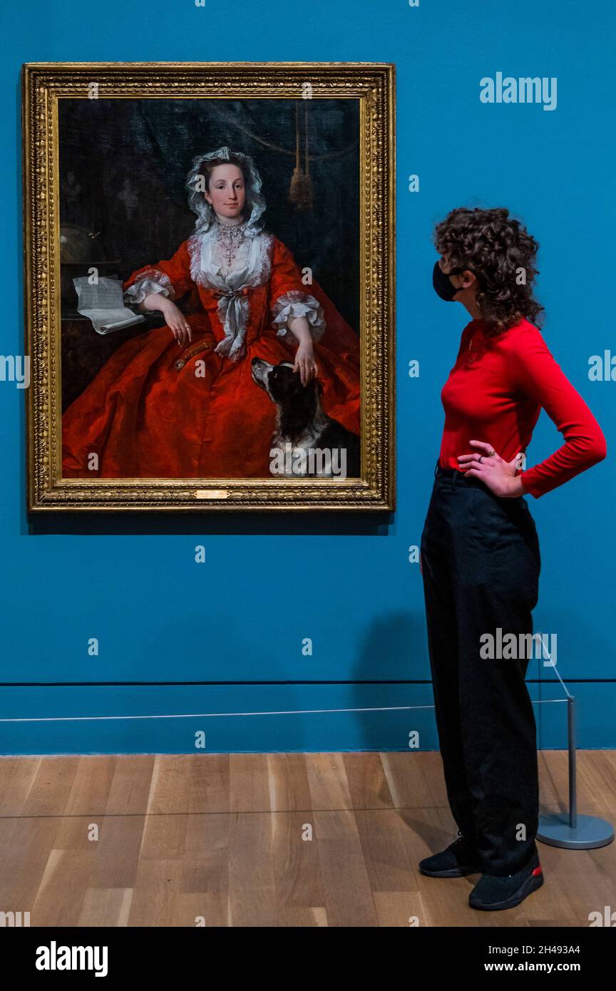 London, UK. 1st Nov, 2021. Miss Mary Edwards, 1742 - Hogarth & Europe ...