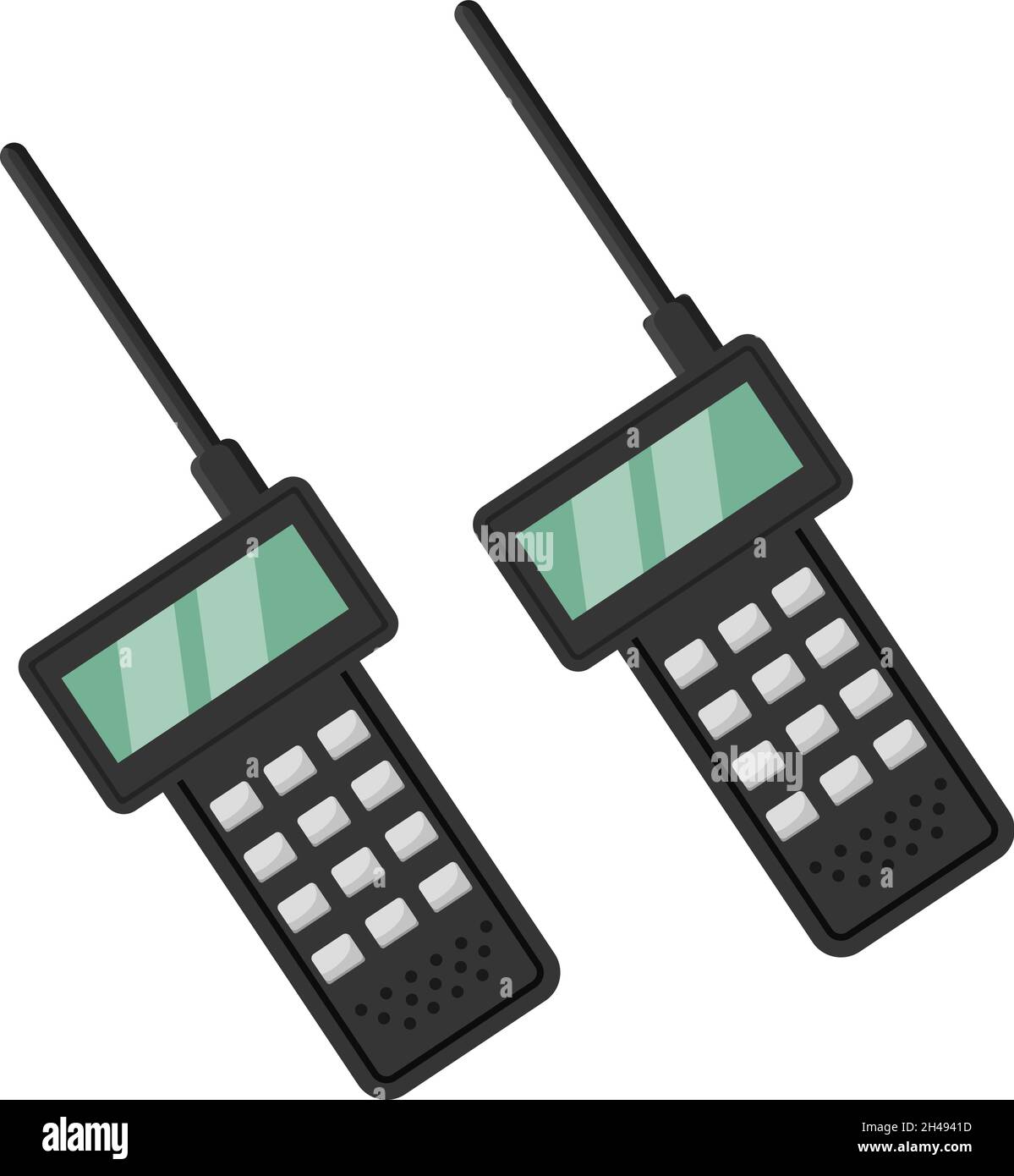 Walkie talkie vector vector vectors hi-res stock photography and images ...
