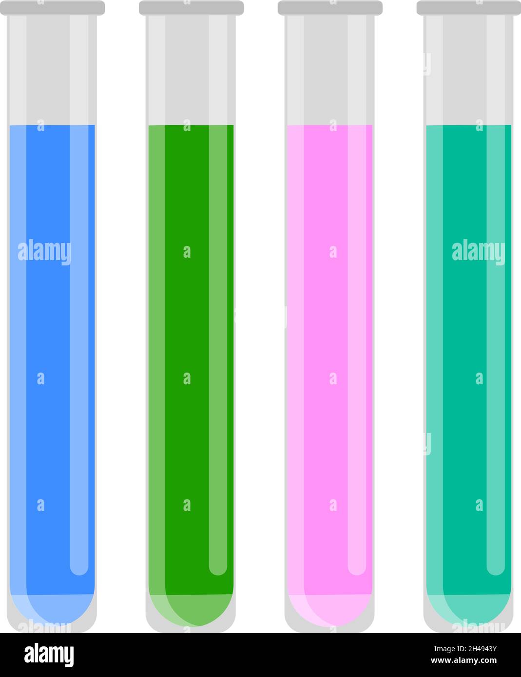 Small test tubes Stock Vector Images - Alamy