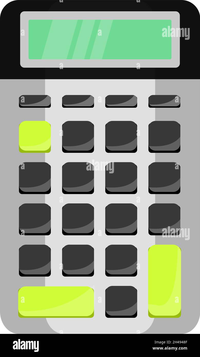 Grey calculator hi-res stock photography and images - Alamy