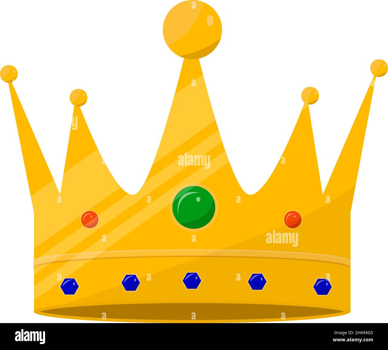 Golden crown jewelry Stock Vector Images - Alamy