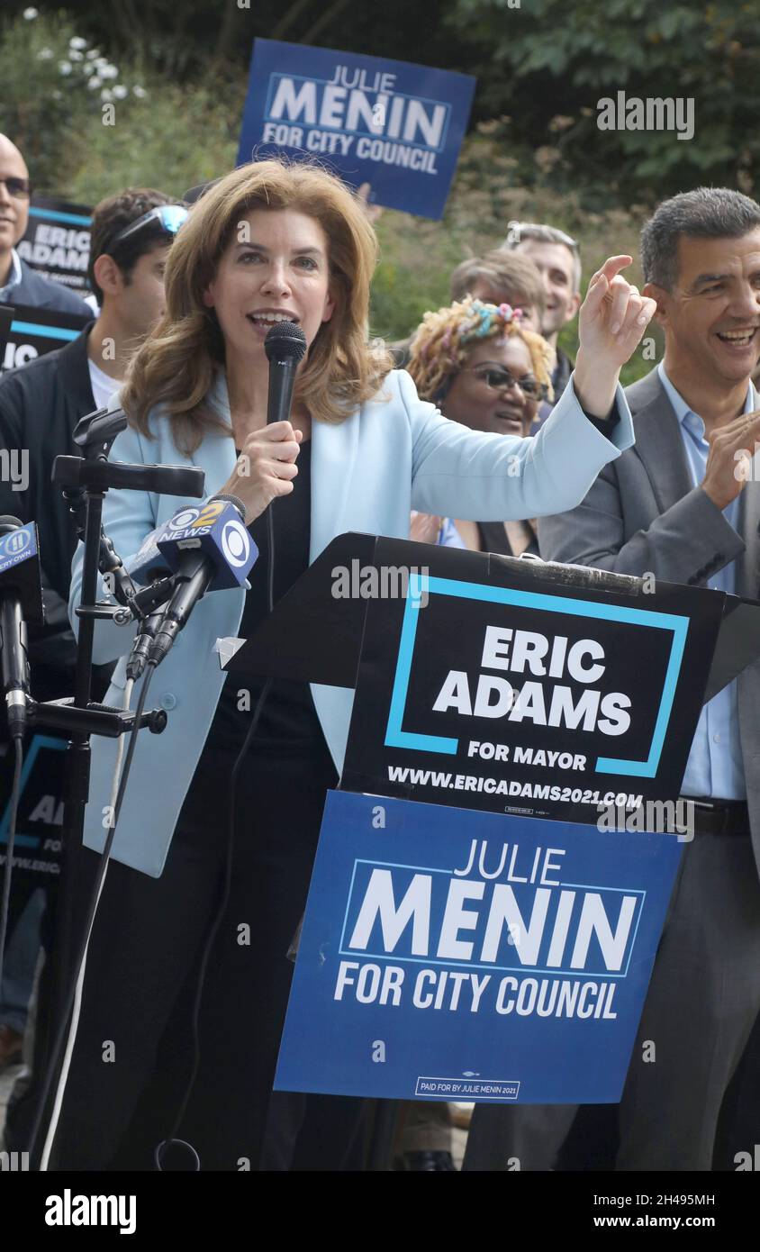 New York, New York, USA. 31st Oct, 2021. Democratic City Council ...