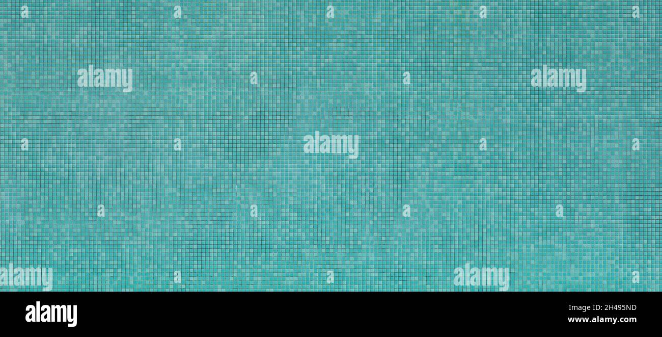 Aqua colored ceramic tiles, pool and bathroom background Stock Photo ...