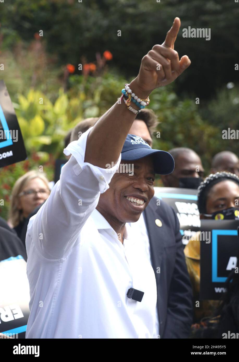 New York, New York, USA. 31st Oct, 2021. Democratic NYC Mayor candidate ...