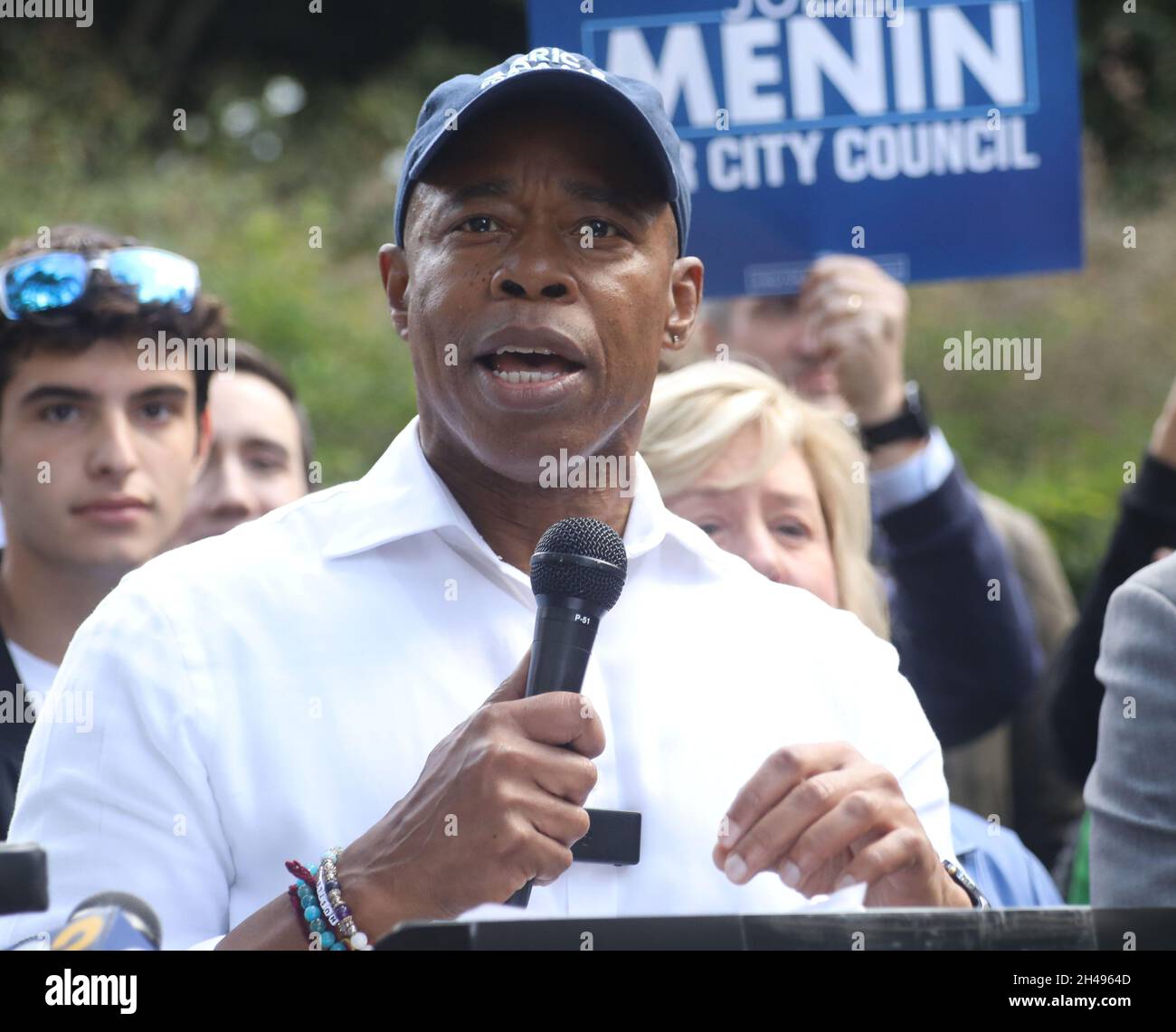New York, New York, USA. 31st Oct, 2021. Democratic NYC Mayor candidate ...